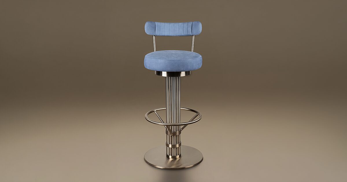 Willis Bar Chair by the Alluring Porus Studio
