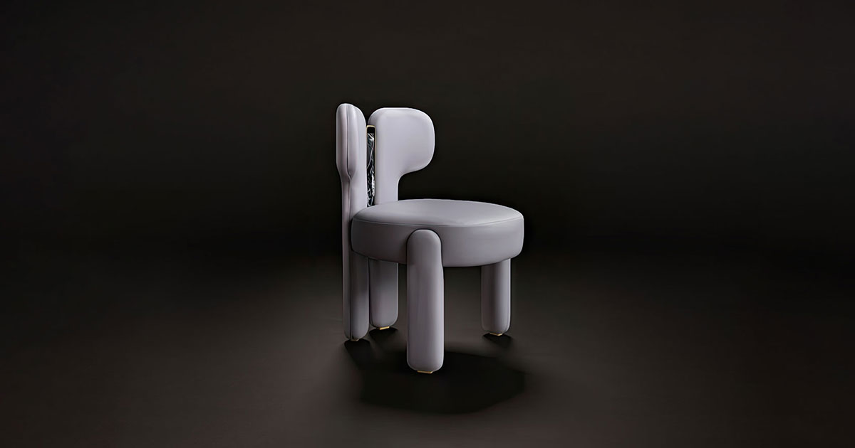 Idaho Dining Chair by the valuable Porus Studio