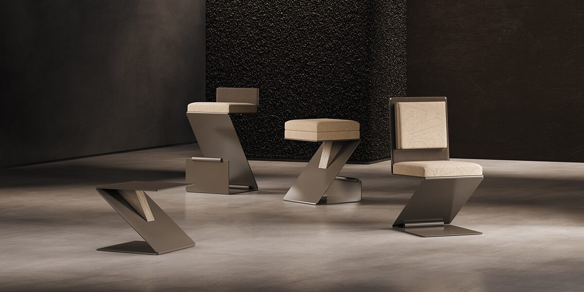 New Metal Seating: Lombard by the sophisticated Porus '26